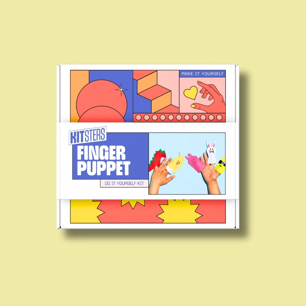 DIY Finger Puppet Kit | Art & Craft Kit for Toddlers | Kitsters